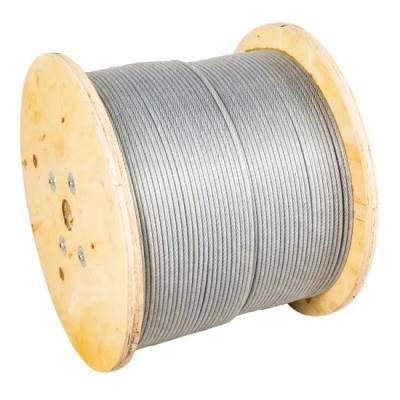 China 7/10 BS 183 Galvanized Steel Wire Strand Communication Cable 7/3.25mm for Flagpole for sale