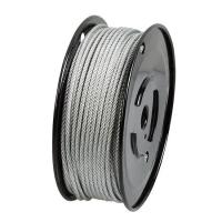 China 1/16'' 3/32'' 1/8'' 5/32'' 3/16'' 1/4'' 5/16'' 1X19 Alu-Zinc Wire Rope for Construction for sale