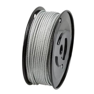 China 1/16'' 3/32'' 1/8'' 5/32'' 3/16'' 1/4'' 5/16'' 1X19 Alu-Zinc Wire Rope for Construction for sale