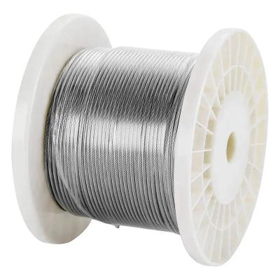 China 6x19 FC Wire Rope for Fishing/Hoisting/Farming Made of Type 316 Stainless Steel Grade for sale