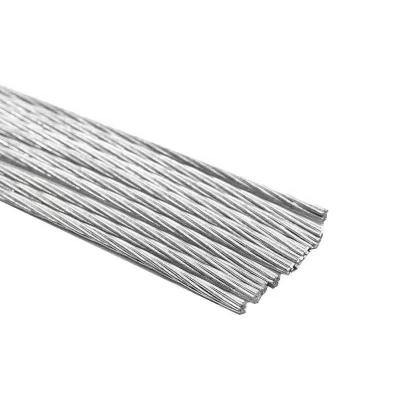 China Stainless Steel Wire Rope 1 6 12 18 Non-coated 6x37 FC 6x37 IWRC for Cable Rails for sale