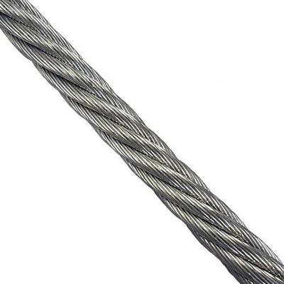 China Non-Alloy 6X36WS FC 1/16'' 3/32'' 1/8'' 5/32'' Steel Wire Rope for Lifting Galvanized for sale