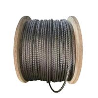 China Steel Core 8x19S FC 8x19S IWRC Stainless Steel Wire Rope for Auger Drill Grooving Machine for sale