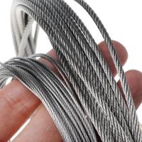 China Galvanized Wire Rope Elevator Rope Round Strand for Stainless Steel OEM for sale