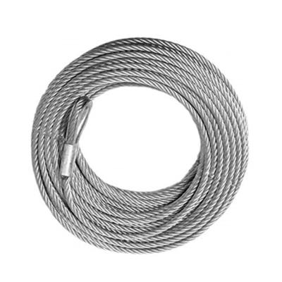 China Stainless Steel Control Cable Galvanized Steel Wire Cable 7*7 Special Cold Heading Steel for sale