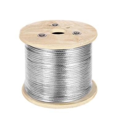 China Aircraft Cable 1X7 1X19 7X7 7X19 6X7 6X37 Stainless Steel Wire Rope with AiSi Standard for sale