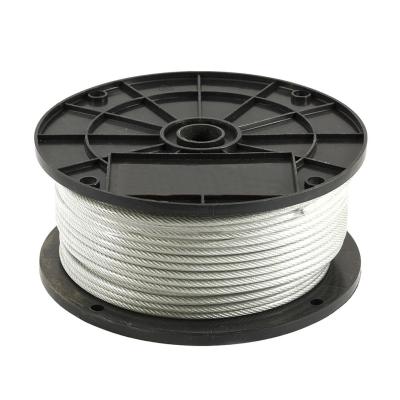 China 6.5mm 6X19s FC Ungalvanized Elevator Steel Cable Wire Rope 1770 1960 MPa for Elevator for sale