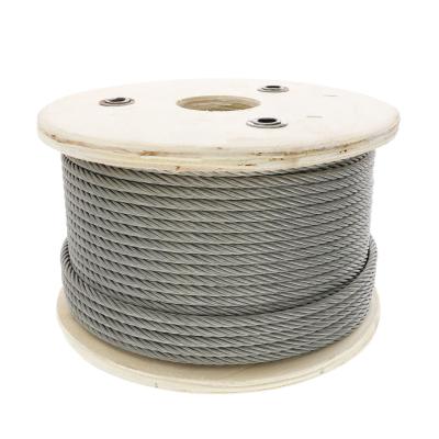 China 6mm 6.5mm 6*19s 6X19s Sfc 1370/1770 Steel Wire Cable for Elevator Lift Speed-Limited Governor Rope for sale