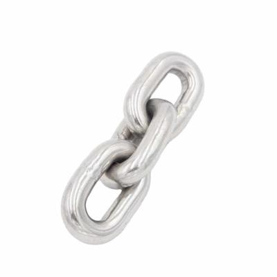 China AISI304/316 Stainless Steel High Polished Japanese Standard Welded Link Chain for sale