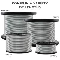 China Construction Steel Wire Rope Galvanized 6x7/6x19/6x36 Strands 2 Sets Seal Assembly for sale