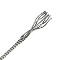 China Strong Twisted Construction Steel Wire Rope 6x37 Twisted Structure 1mm - 100mm for sale