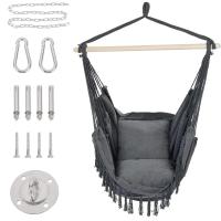 China Garden Hanging Wooden Swing Chair for sale