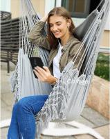 China Garden Hanging Wooden Swing Chair for sale