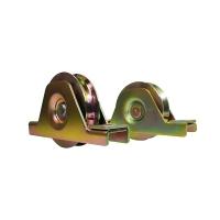China Widely Used Stainless Steel Sliding Gate Wheels with Heavy-Duty Roller and Spring for sale