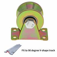 China Double Bearing Door Window Rollers High Strength V Groove Wheel For Industrial for sale