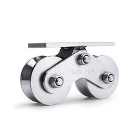 China V Groove Double Wheels Gate Wheel for Heavy Duty Gate Made of 304 Stainless Steel for sale