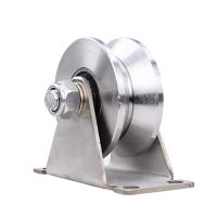 China Hotel and Home Widely Used Groove Wheel Stainless Steel Heavy Duty Sliding Gate Wheels for sale