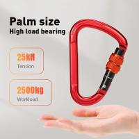 China Customized Logo and Color 25KN Aluminum Carabiner for Outdoor in Various Activities for sale