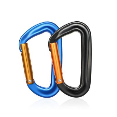 China Aluminum Carabiner 12kN Screw Locking for Gym Climbing Gear in Heavy Industry for sale