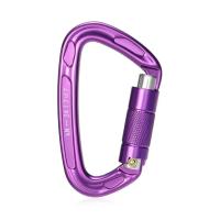 China 24KN Heavy Duty Auto Locking Climbing Carabiner Clips Twist Lock for Adventure Sports for sale