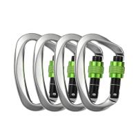 China OEM Heavy Industry 35KN Aluminum Auto Mountain Climbing Swivel Clip Snap Safety Hook for sale