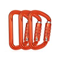 China OEM Acceptable 30KN Aluminum Alloy Auto-Lock Snap Hook for Climbing Hardware 7075 for sale