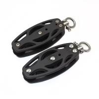 China Boat Accessories Stainless Steel Pulley Block Heavy Duty Single Sheave Nylon Pulley for sale