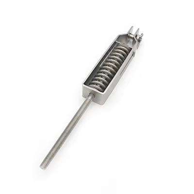 China Wire Rope Fittings Stainless Steel Rigging Hardware Tensioner With Fork Threaded Stud Safety Line Products for sale