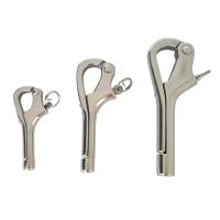 China Marine Grade 316 Stainless Steel Pelican Hook with M8 Thread for Anti-corrosion Rigging Hardware for sale
