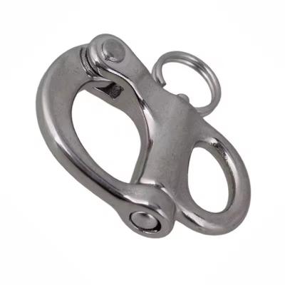 China Swivel Jaw Snap Shackles 304 316 Stainless Steel Quick Release Bail Rigging for sale