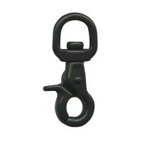 China Spring Snap Hook Matt Black Custom Key Ring Trigger Hooks Wholesale for sale