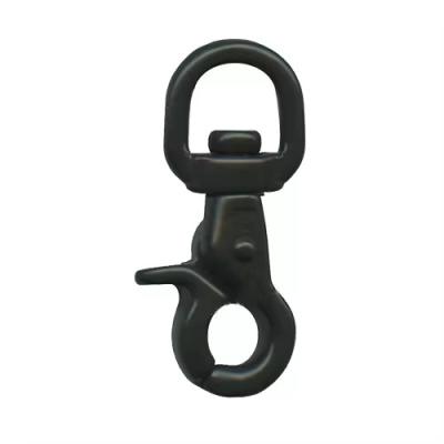 China Spring Snap Hook Matt Black Custom Key Ring Trigger Hooks Wholesale for sale