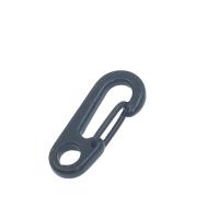 China Black Mini Carabiner Keychain Key Ring Clips Snap Hook EDC Hardware for sale