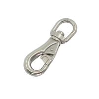 China Stainless Steel Bull Eye Swivel Single Snap Hook Marine Grade for sale