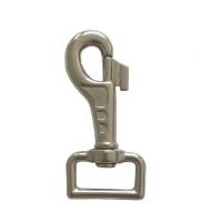 China Stainless Steel Eye Bolt Swivel Square Keyring Snap End Hook for sale