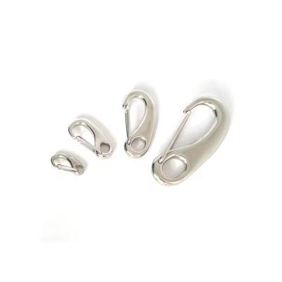 China Taiwan Quick Release stainless steel 304 spring gate snap clip egg shape snap hook for sale