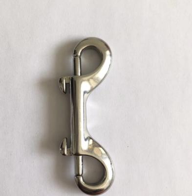 China Heavy Duty Stainless Steel Double Ended Bolt Snap Hook for Yoga Pilates for sale