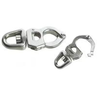 China Trigger Release Stainless Steel 316 Snap Shackles with swivel Eye for sale