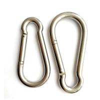 China Electrolytic Treatment Technology Stainless Steel DIN5299C Carabiner Snap Spring Hook for sale