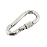 China 40mm Stainless Steel Carabiner Hook The Must-Have Accessory for Climbing Enthusiasts for sale