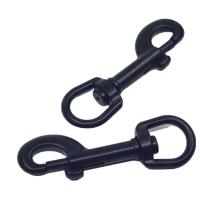 China Polished Finish Single Ended Dive Swivel Eye Snap Hook with Buckle Pet Leash Clip for sale