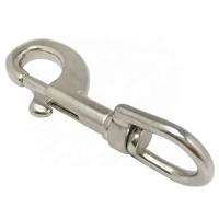 China Polished Stainless Steel 316 Double Ended Bolt Snap Hook for OEM Acceptance and Finish for sale