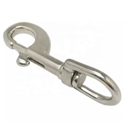 China Polished Stainless Steel 316 Double Ended Bolt Snap Hook for OEM Acceptance and Finish for sale