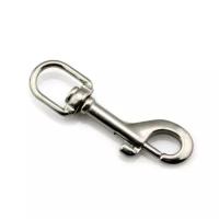 China Stainless Steel 304 316 Dog Buckle Swivel Brass Snap Dog Hook with Polished Finish for sale