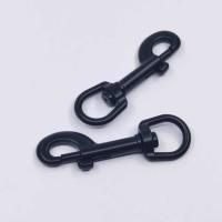 China Metric Measurement System Stainless Steel 316 Precision Casting Black Swivel Eye Bolt Snap Hook for sale