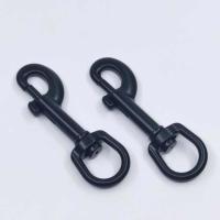 China Metric Measurement System Stainless Steel 316 Precision Casting Black Swivel Eye Bolt Snap Hook for sale