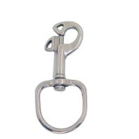 China OEM Polished Finish 316 Stainless Steel Butterfly Single Swivel Eye Bolt Diving Snap Hook for sale