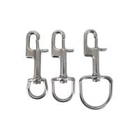 China OEM Polished Finish 316 Stainless Steel Butterfly Single Swivel Eye Bolt Diving Snap Hook for sale