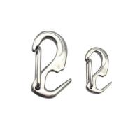 China Heavy Industry Stainless Steel Spring Open End Sail Snap Hook with Polished Finish for sale