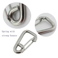 China OEM Accepted Stainless Steel Hiking Climbing Spring Snap Hook for Outdoor Activities for sale